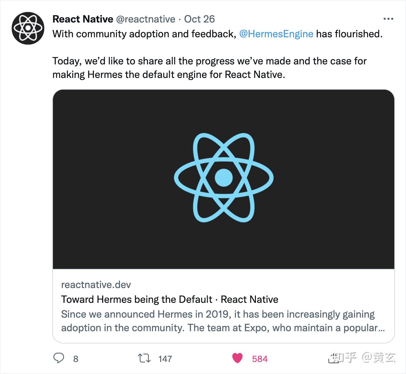 在 Hermes 成为 React Native 默认 JS 引擎的路上 - 知乎