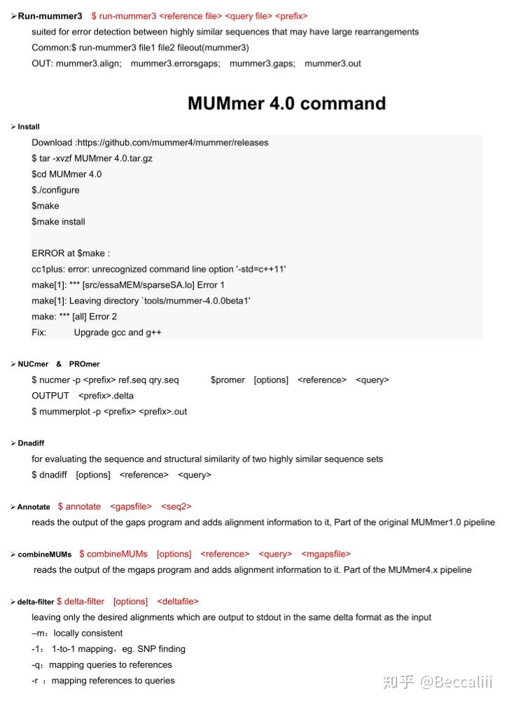 MUMmer- 全基因组比对神器 - 知乎