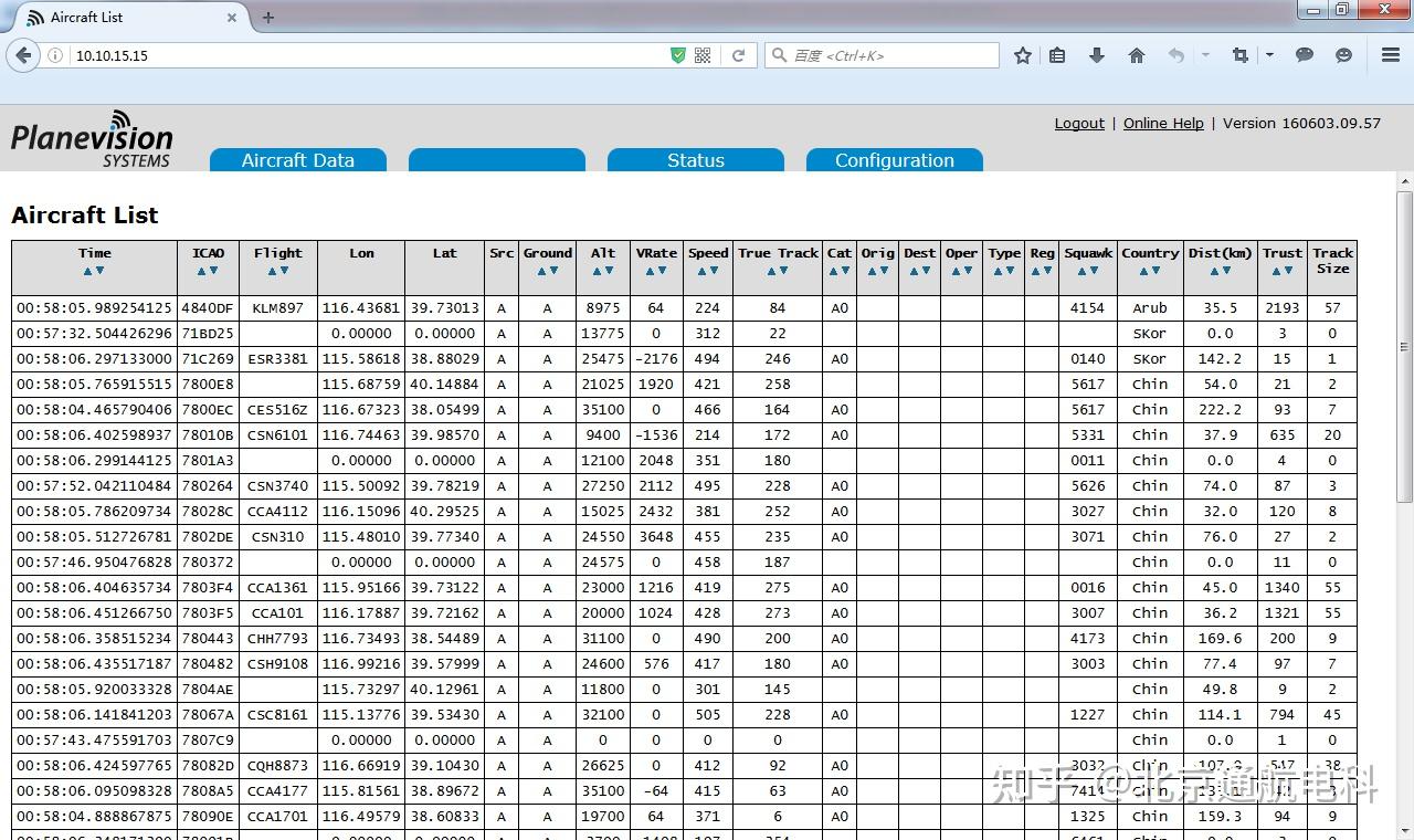 民航ADS-B地面站Planevision功能全知晓 - 知乎