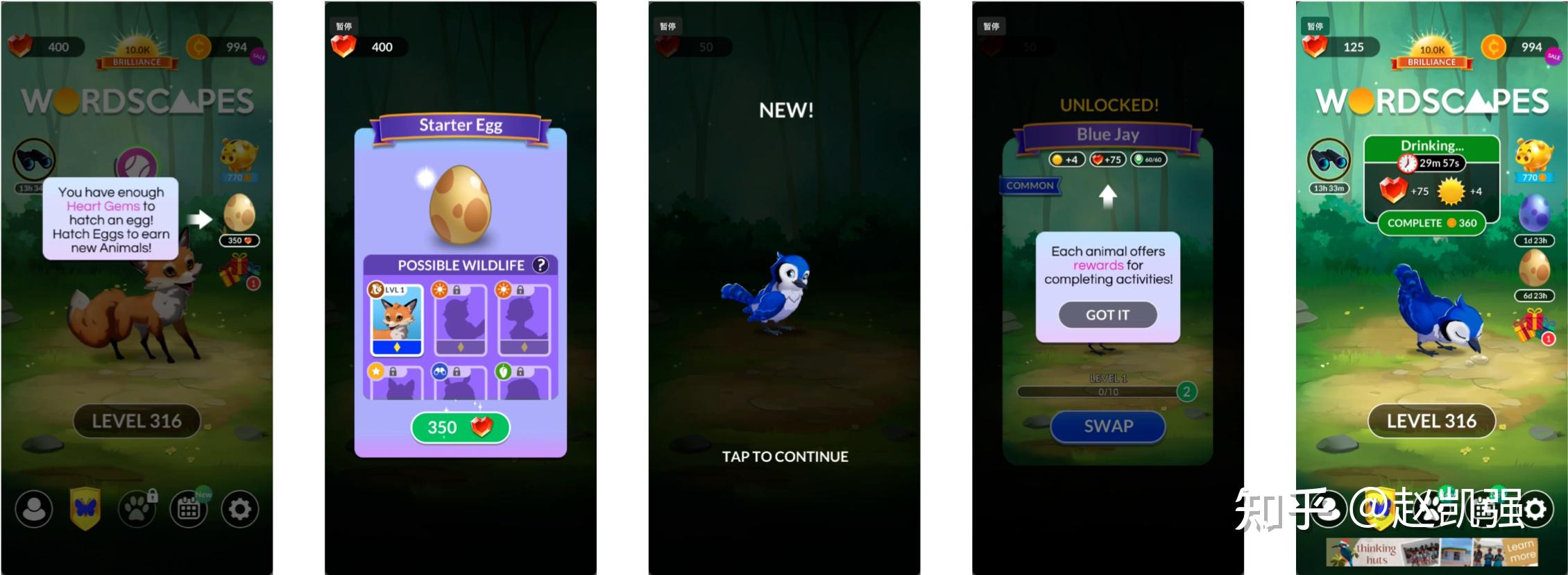 Wordscapes 新增 Wildlife 系统的拆解分析 - 知乎