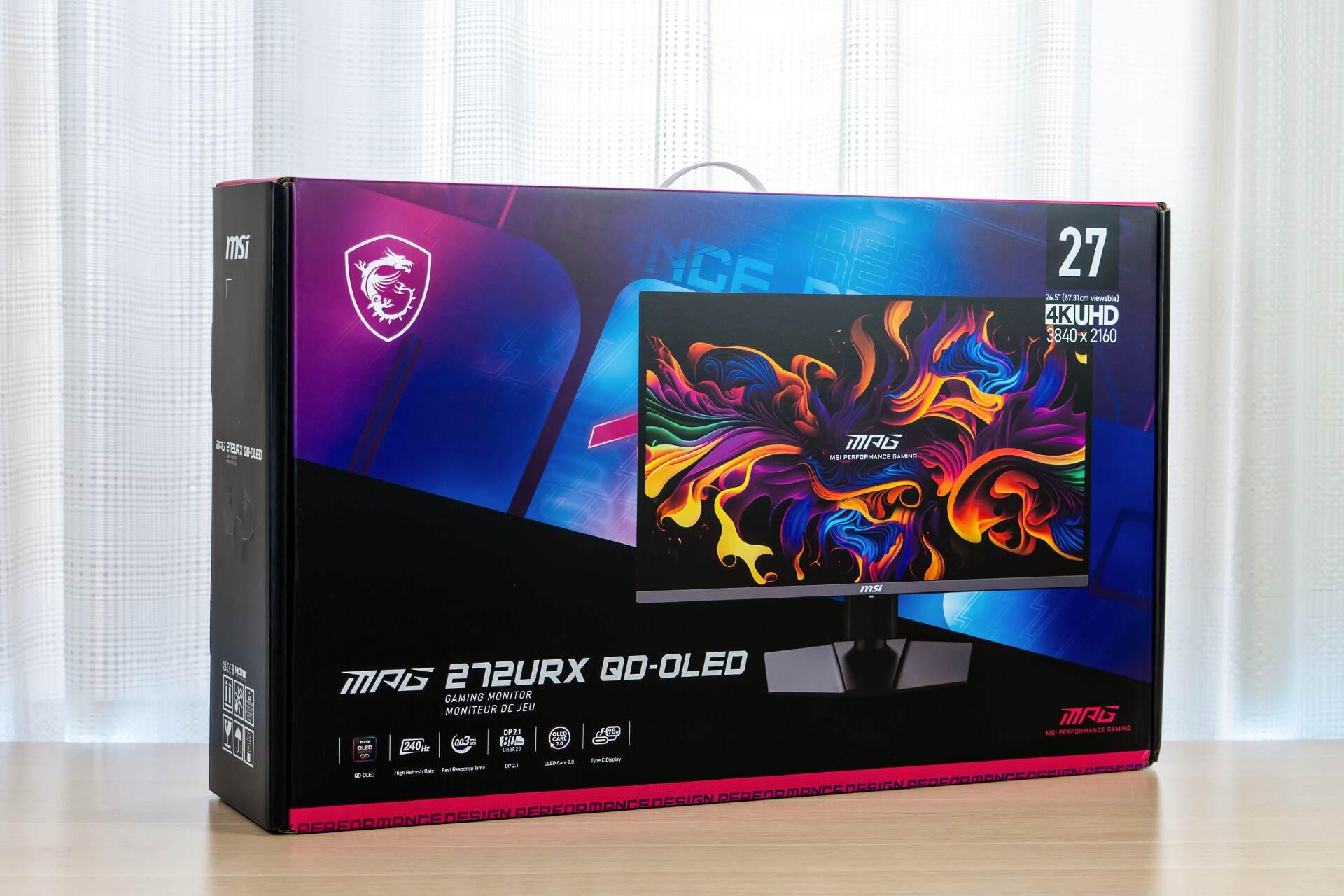 黄金尺寸，最接近“完美”的显示器，微星MPG 272URX QD-OLED体验 - 知乎