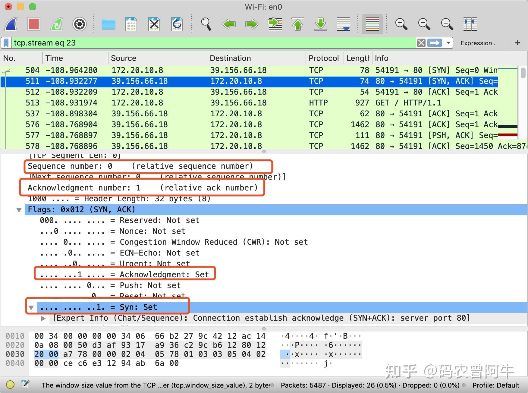 Wireshark分析tcp协议 - 知乎