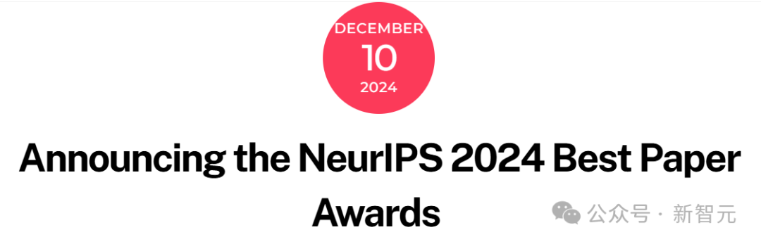 NeurIPS 2024最佳论文开奖！北大字节NUS夺冠，Ilya连续三年获奖 - 知乎