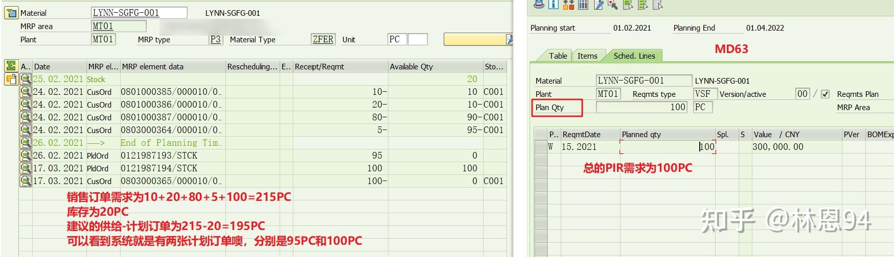我的SAP运维日常_0028_SD/PP_需求传递-40策略下PIR未被SO消耗导致需求增多 - 知乎