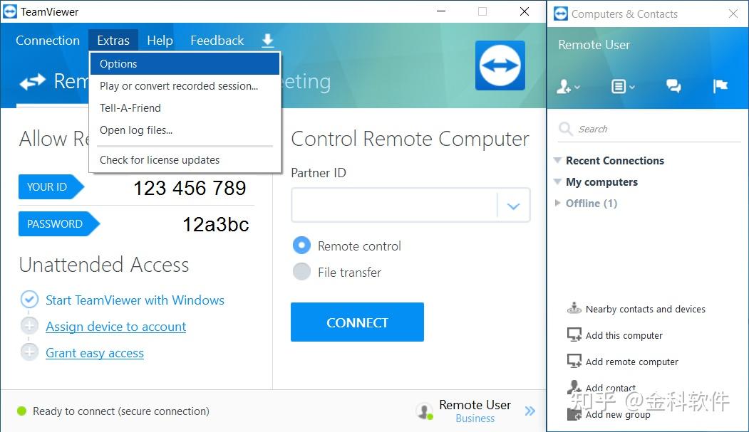 怎样从旧版本激活TeamViewer新版本界面？ - 知乎