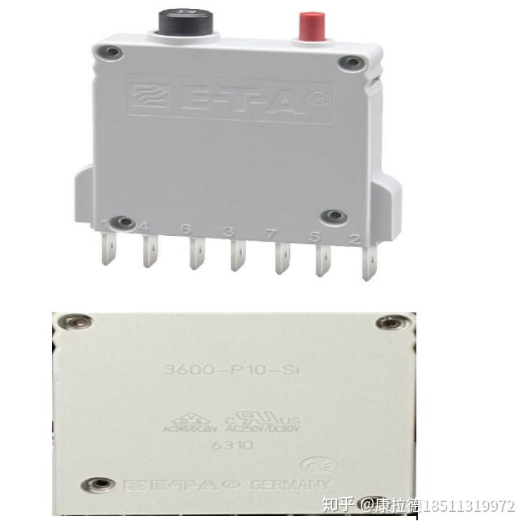 E-T-A 3600-P10-Si DC28V 1A/2A/4A/6A/8A/10A系列断路器 - 知乎