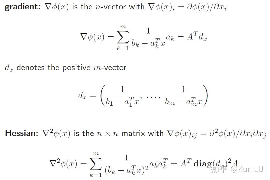 Barrier Method for Linear Programing - 知乎
