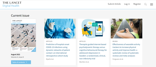 数字医疗领域的顶级期刊是？ - 知乎