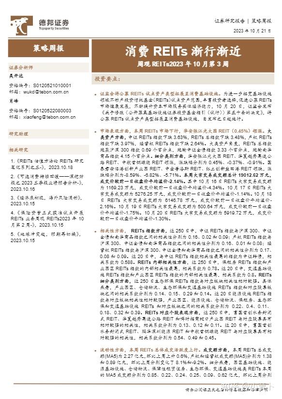 2024年REITs相关报告合集，共46份（附下载）