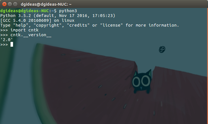 安装适用于Python的CNTK工具集 - 知乎