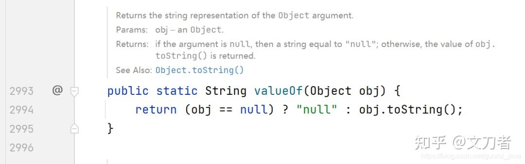 toString()、String.valueOf、(String)强转，有啥区别？ - 知乎