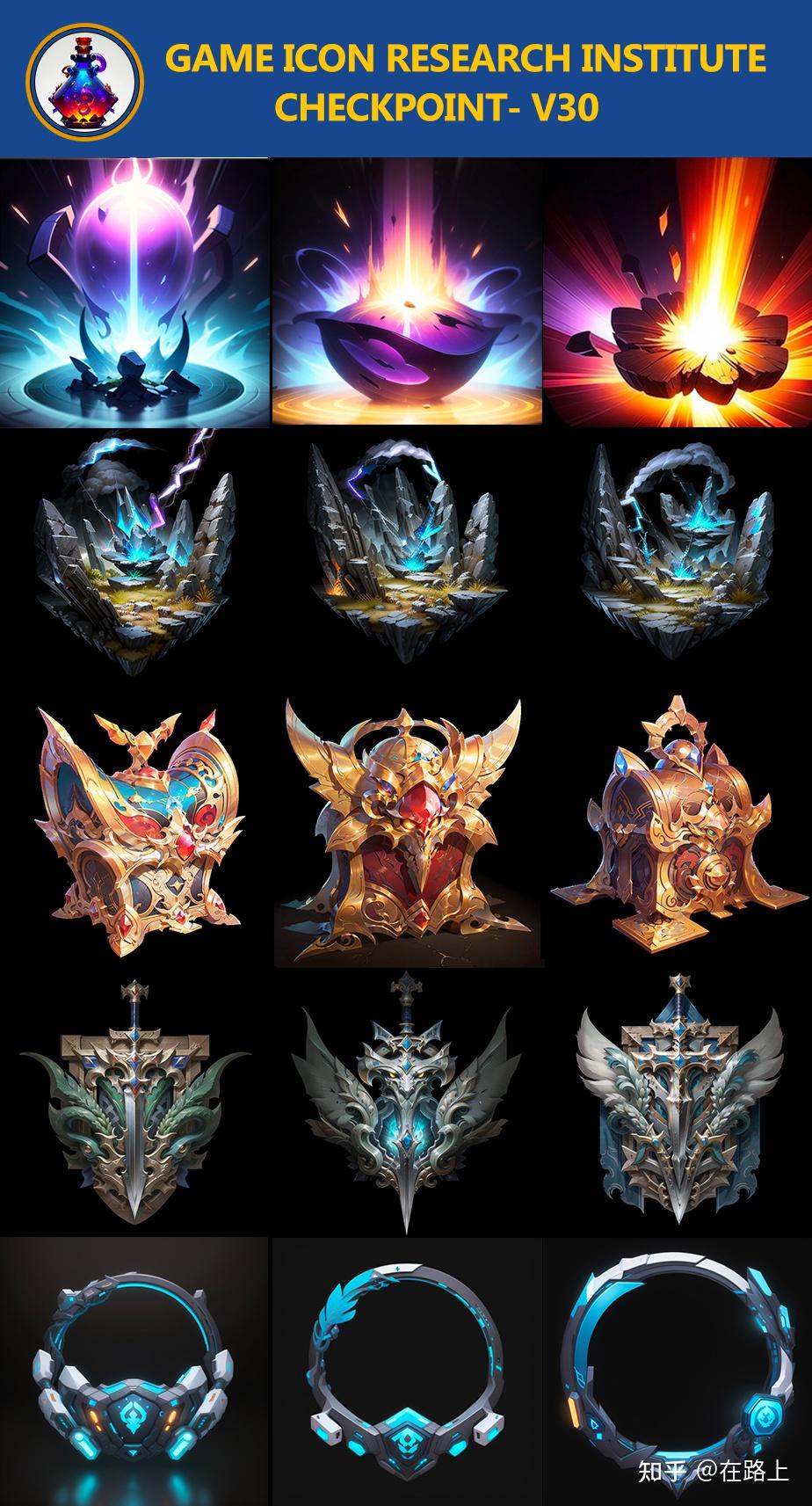 AI绘图-模型推荐06-游戏图标模型 - 知乎