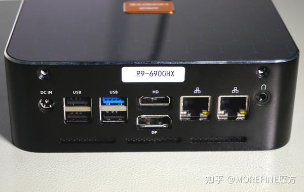 晒晒接口全面的6900HX迷你主机MOREFINE M600，并升级3TB PCIe4固态，轻松ALL IN ONE - 知乎