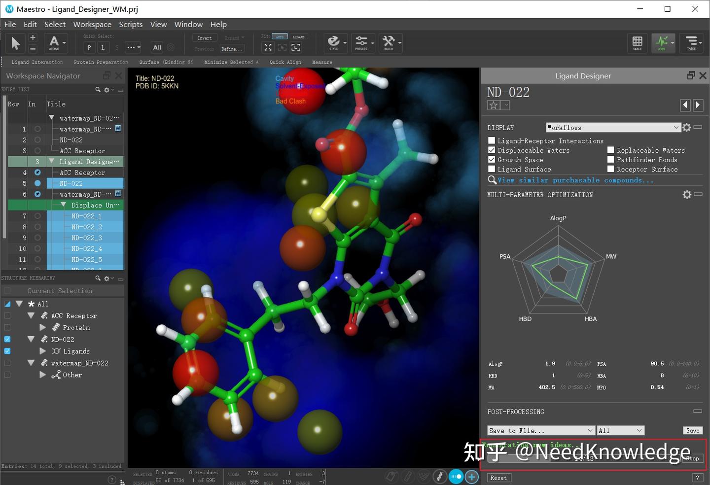 Schrödinger教程 | WaterMap-Guided Lead Optimization with the Ligand ...