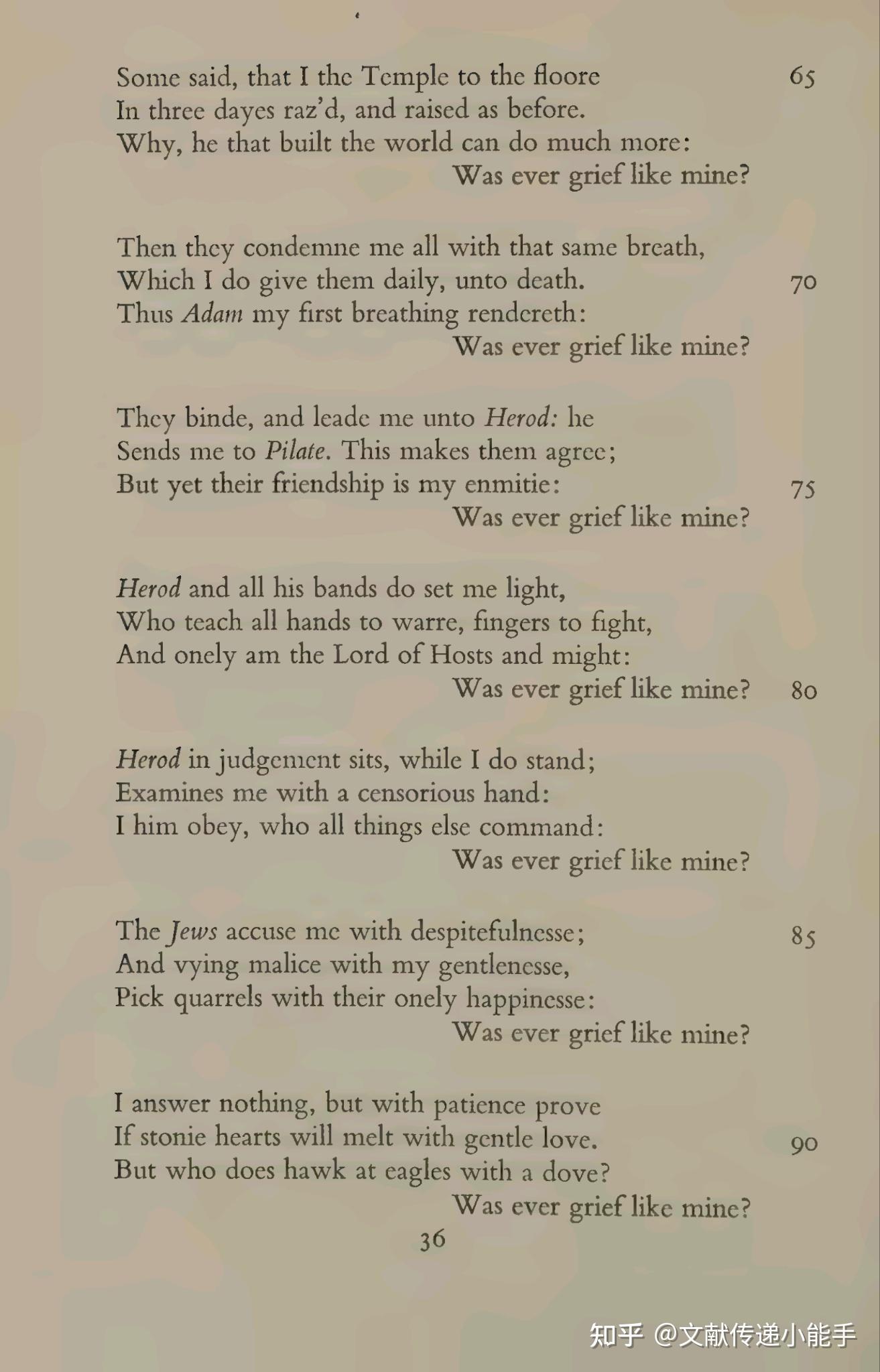 乔治·赫伯特诗选,英文版,Selected poems of George Herbert by Herbert, George.pdf - 知乎