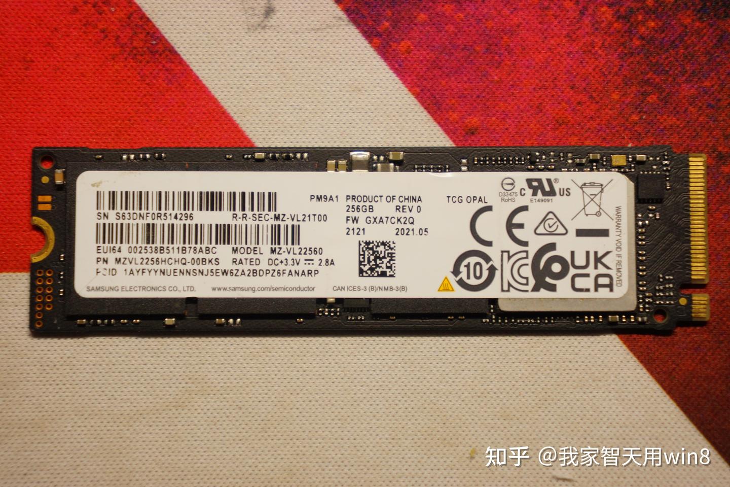 三星（Samsung） PM9A1 256G 拆解测试 - 知乎