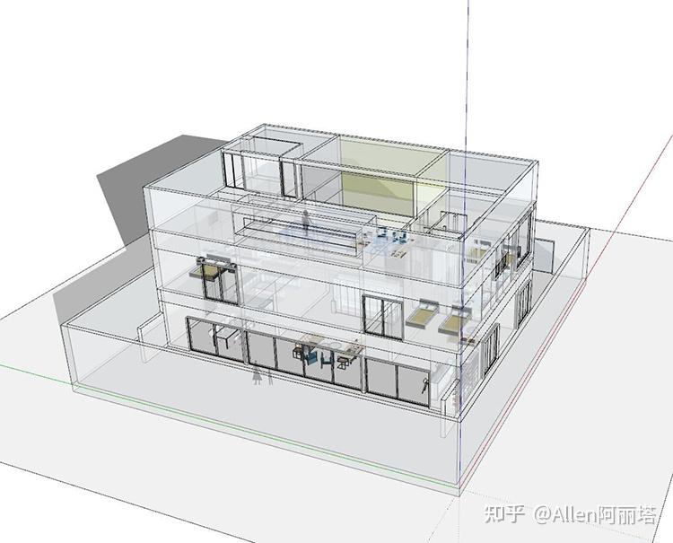 Alberto Campo Baeza-蒙特雷住宅 Domus Aurea--su模型+CAD数据图纸+手工模型 - 知乎