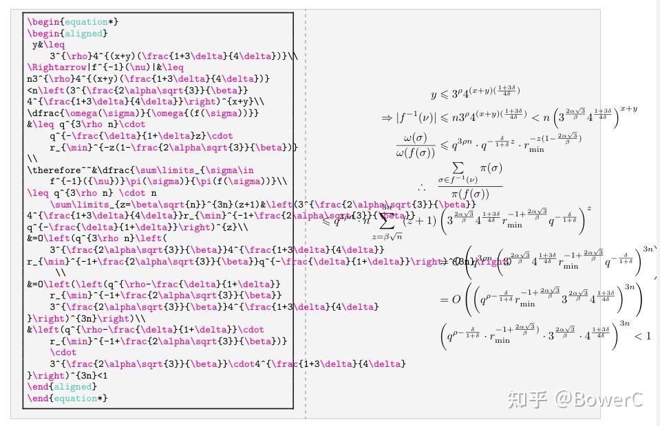 LaTeX如何编辑特别复杂的公式 - 知乎
