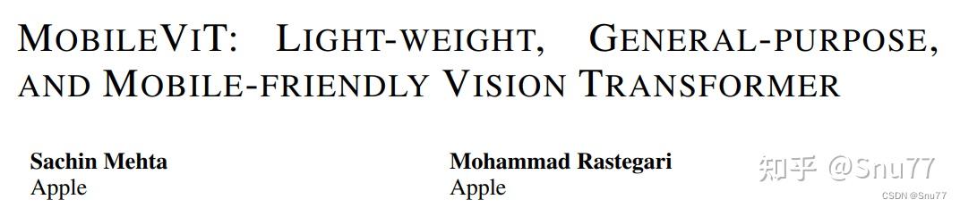 YOLOv8改进 | 主干篇 | 轻量化网络MobileViTv1改进YOLOv8助力轻量化模型 - 知乎