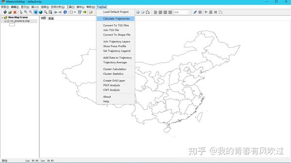 Meteoinfo软件气象轨迹聚类分析 - 知乎