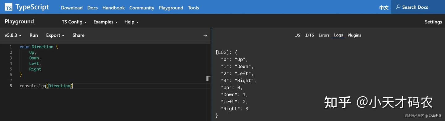 TypeScript 是如何将 enum 转化为 JavaScript 的？ - 知乎