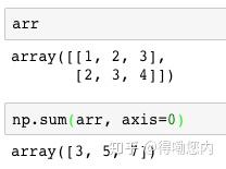 稍微了解一下numpy.sum()中的axis - 知乎