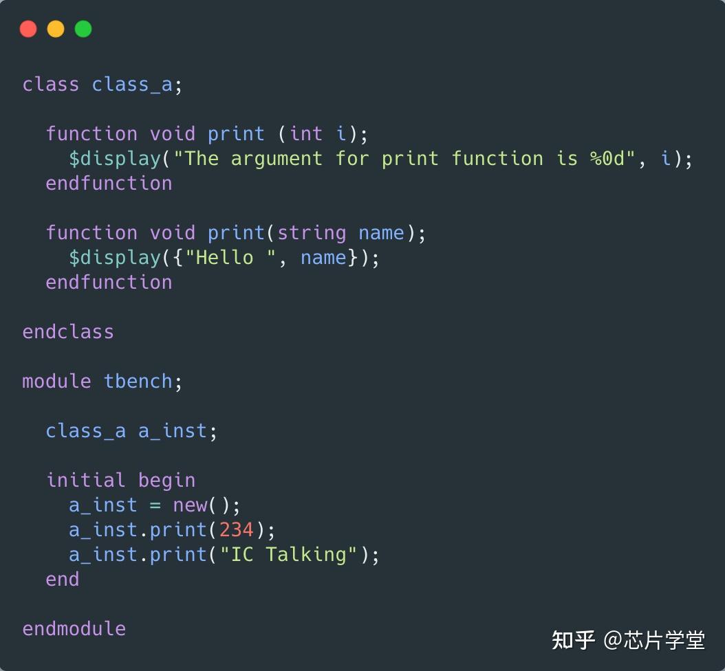 SystemVerilog | 区分Override Overwrite Overload其实也没那么复杂 - 知乎