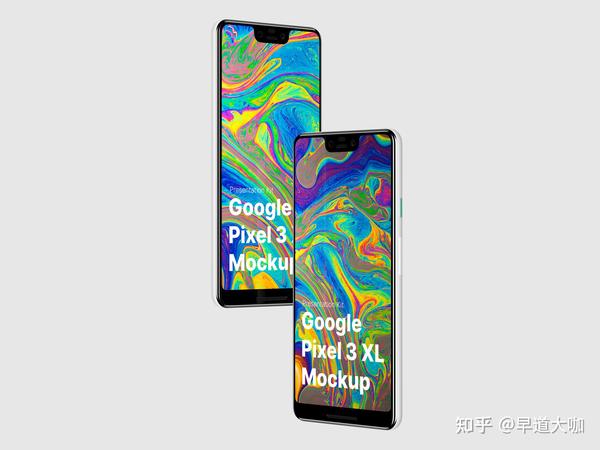 高质量谷歌Google Pixel 3手机屏幕APP界面设计演示样机 Google Pixel 3 XL Mockups - 知乎