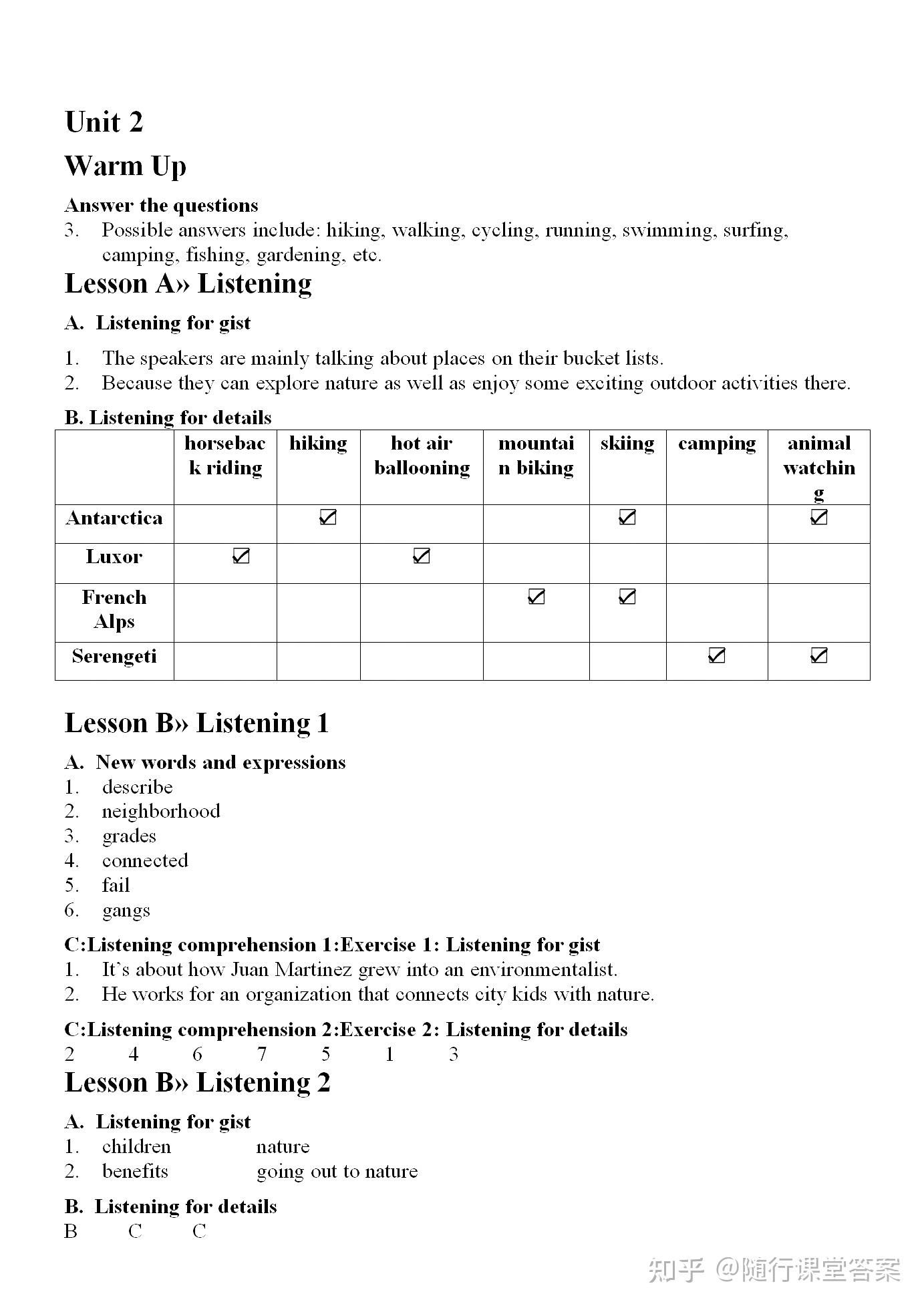 We learn随行课堂全新版大学进阶英语视听说教程3答案 - 知乎