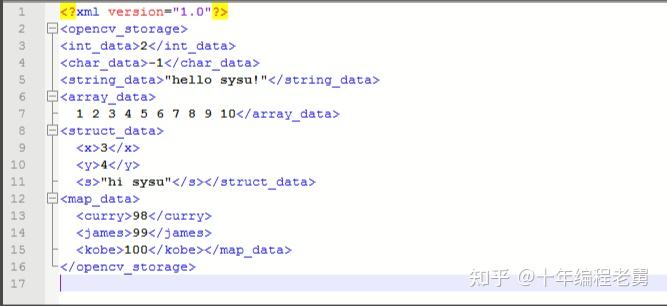 OpenCV 读写xml和yml文件 - 知乎