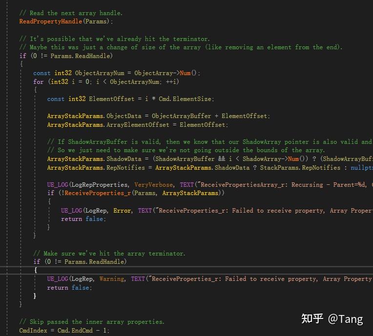 UE4 TArray同步 - 知乎