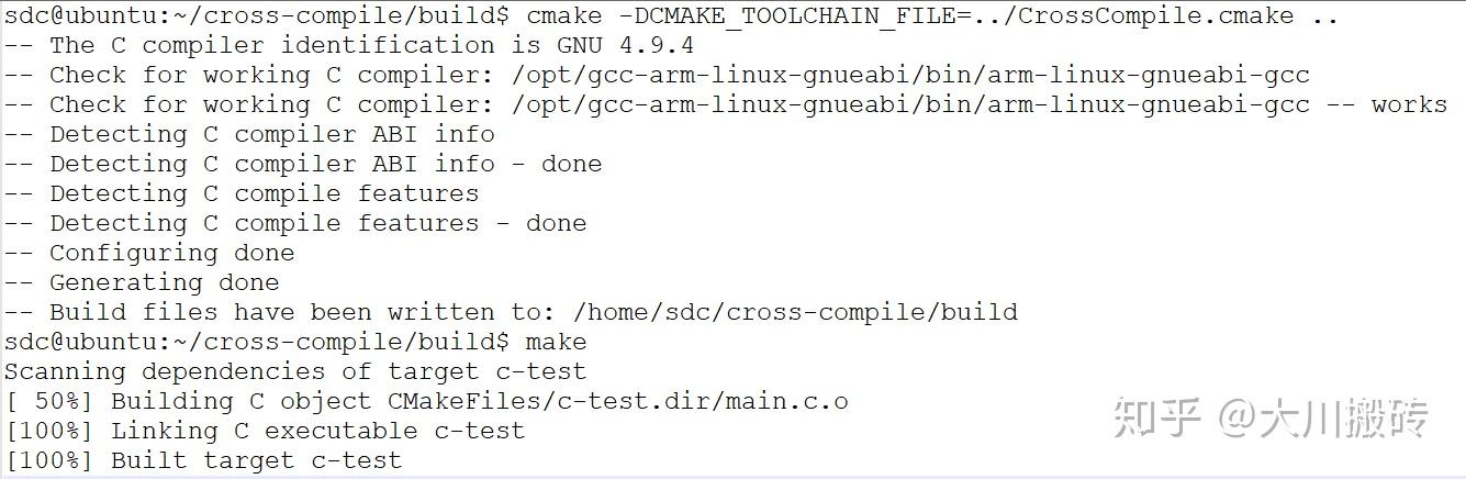 cmake：交叉编译 - 知乎