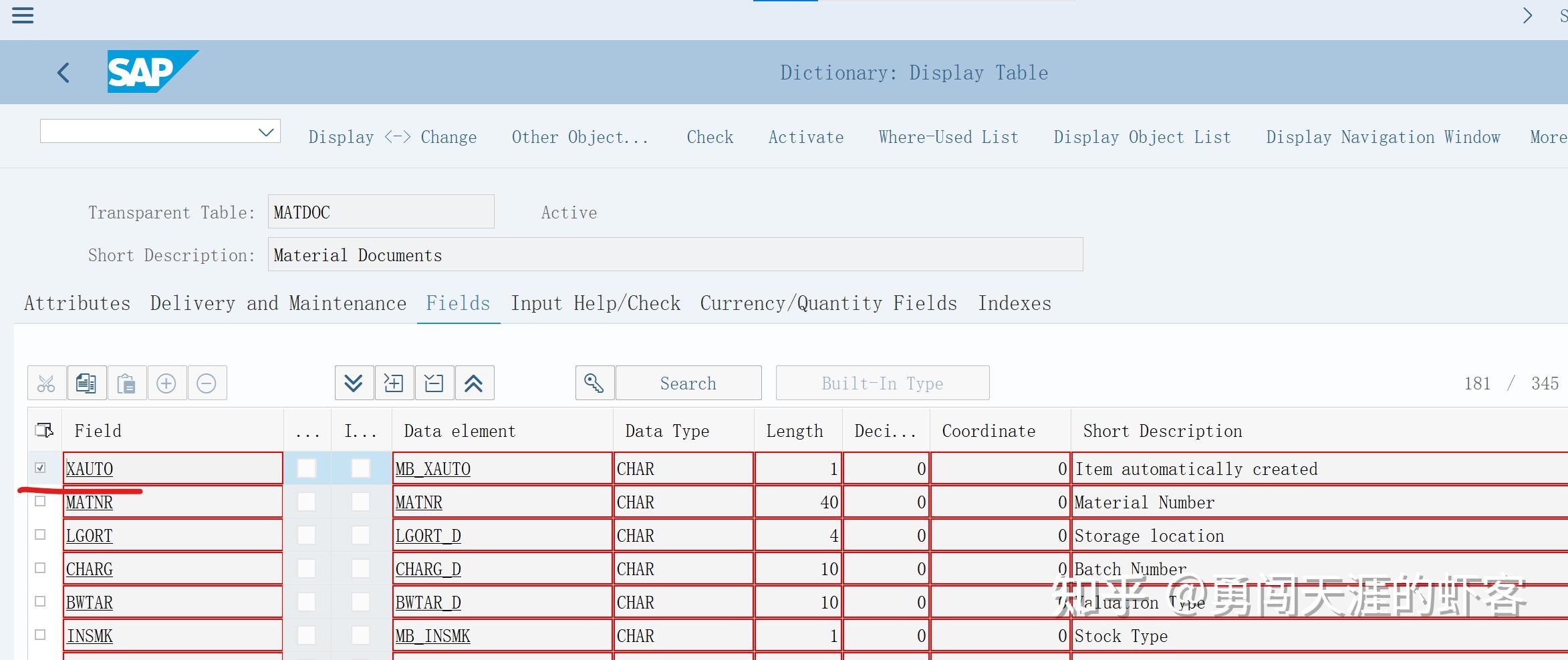 SAP MM 表MATDOC里的XAUTO字段？ - 知乎