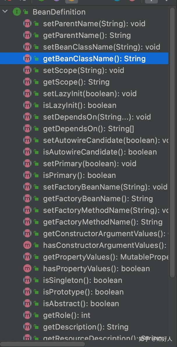 Spring BeanDefinition详解 - 知乎