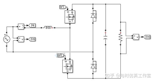 Totem Pole PFC（一）图腾柱无桥PFC AC/DC功率因数校正电路matlab/simulink仿真 - 知乎