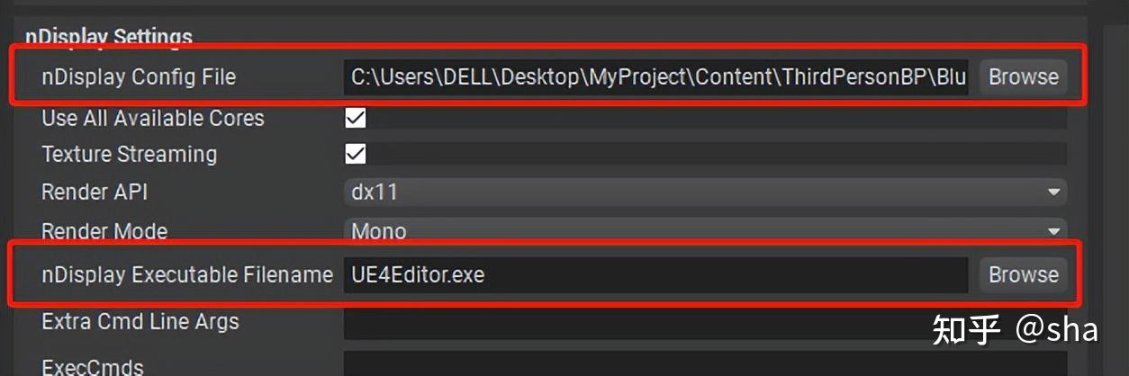 UE4的NDisplay可构建Cave系统 - 知乎