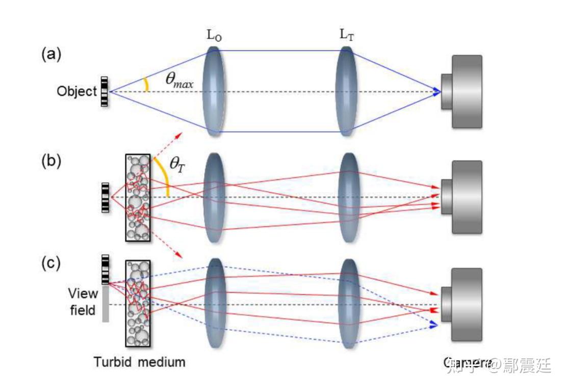 Overconming the diffraction limit using multiple light scattering in a ...