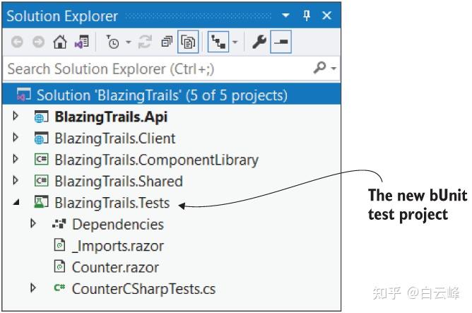 Blazor 实战 24：测试你得Blazor应用(1) - 知乎