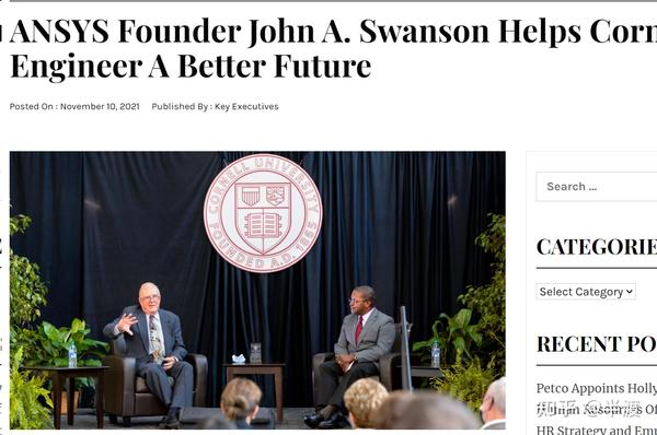 Ansys之父的访谈 - 知乎
