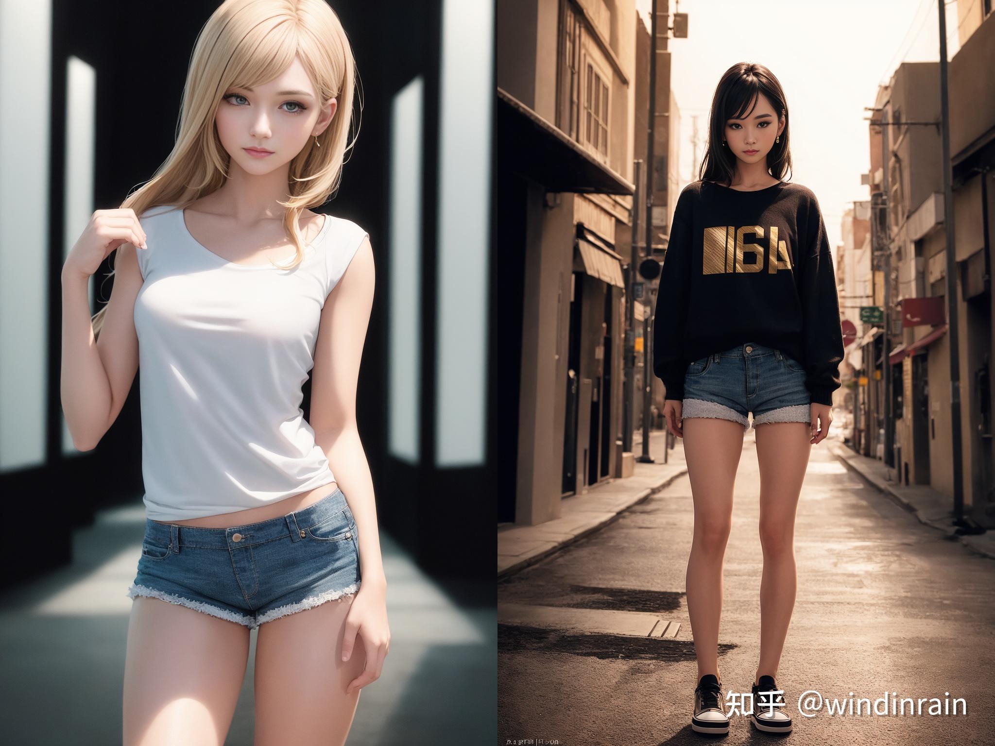 Stable Diffusion的服饰提示词汇总（二）裤装 - 知乎