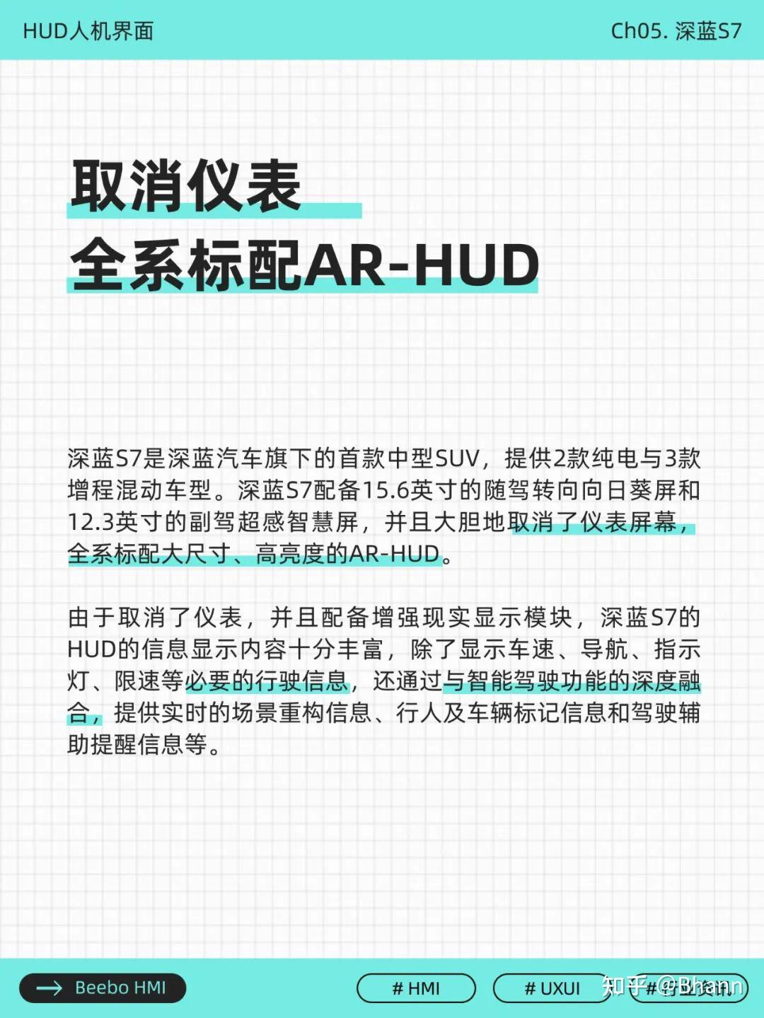 HUD设计｜长安深蓝S7 HMI设计界面分析 - 知乎