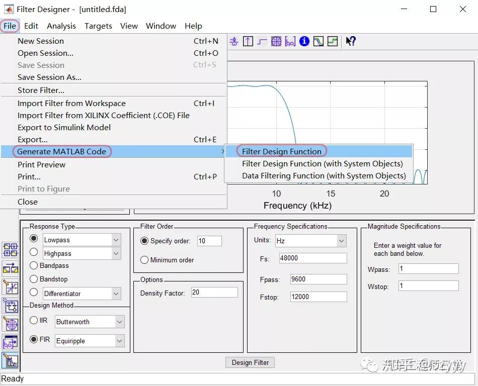 [控制相关] 滤波器2_使用fdatool以及建模设计 - 知乎