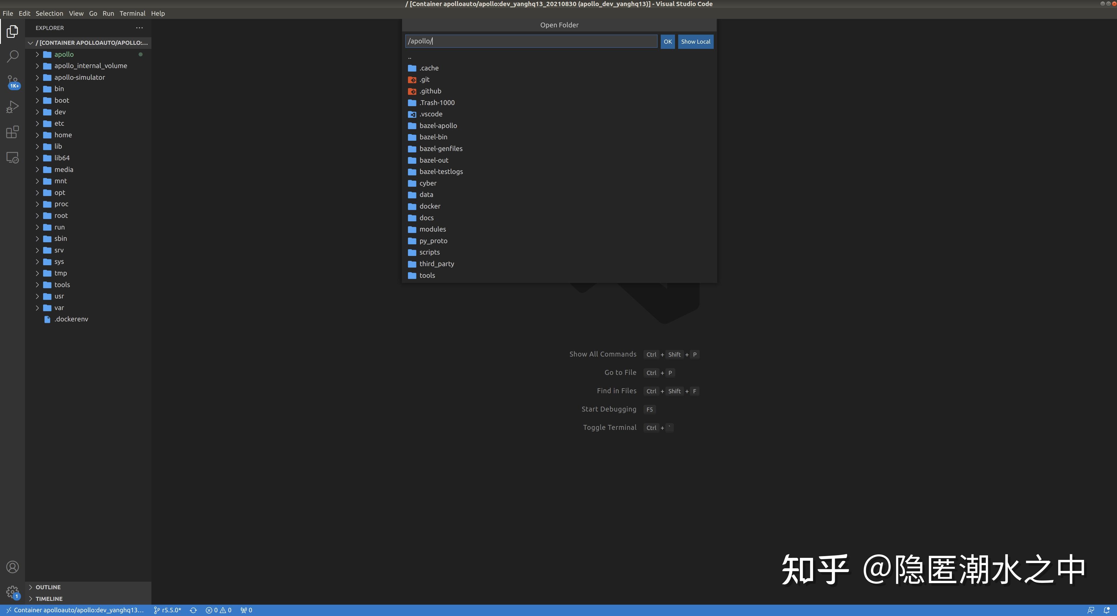 【调试指南】vscode连接docker容器调试apollo代码 - 知乎