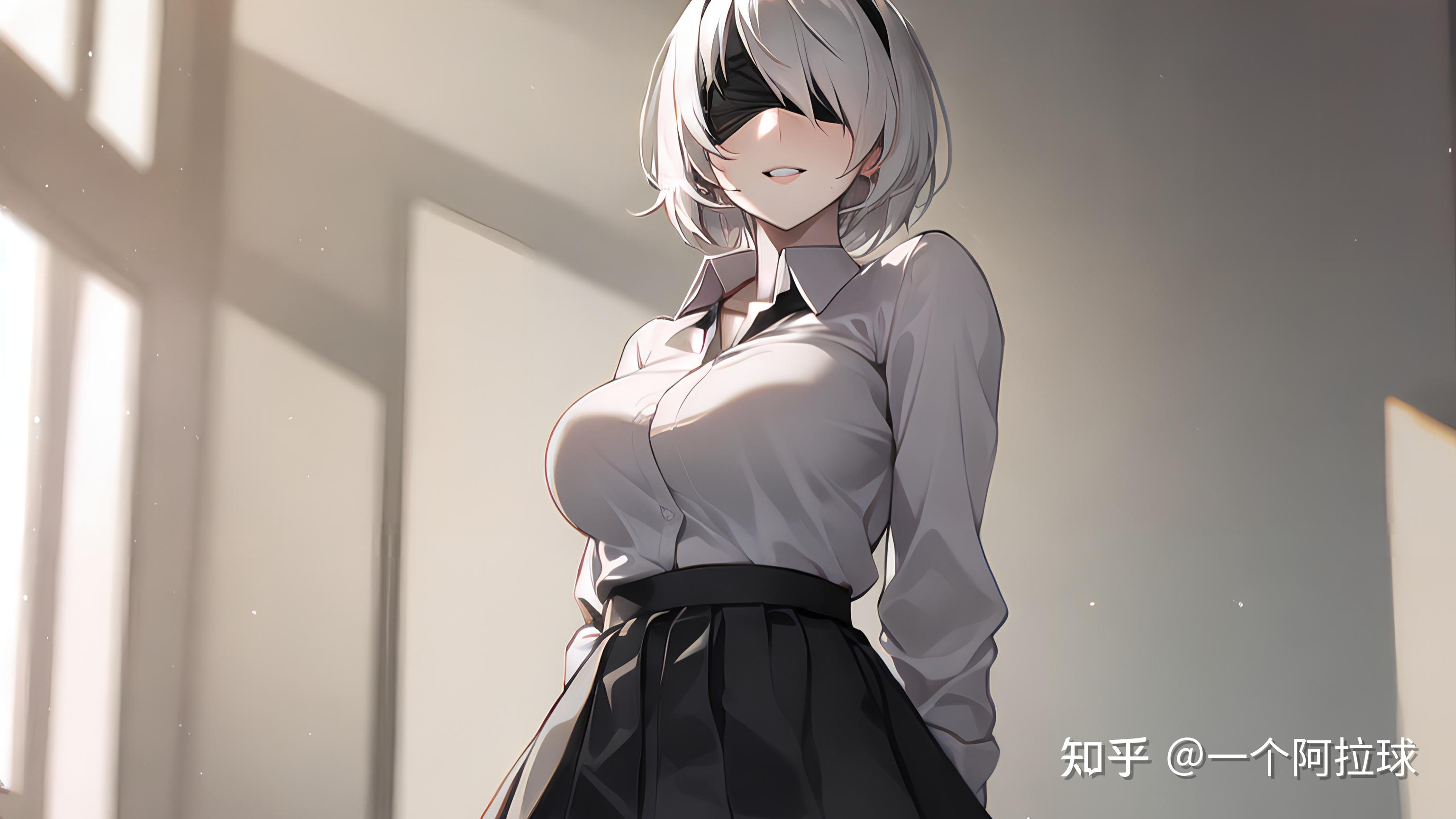 挑战100位动漫女孩穿JK | 2B小姐姐 | 尼尔机械纪元 | AI绘画 | 动漫壁纸 - 知乎