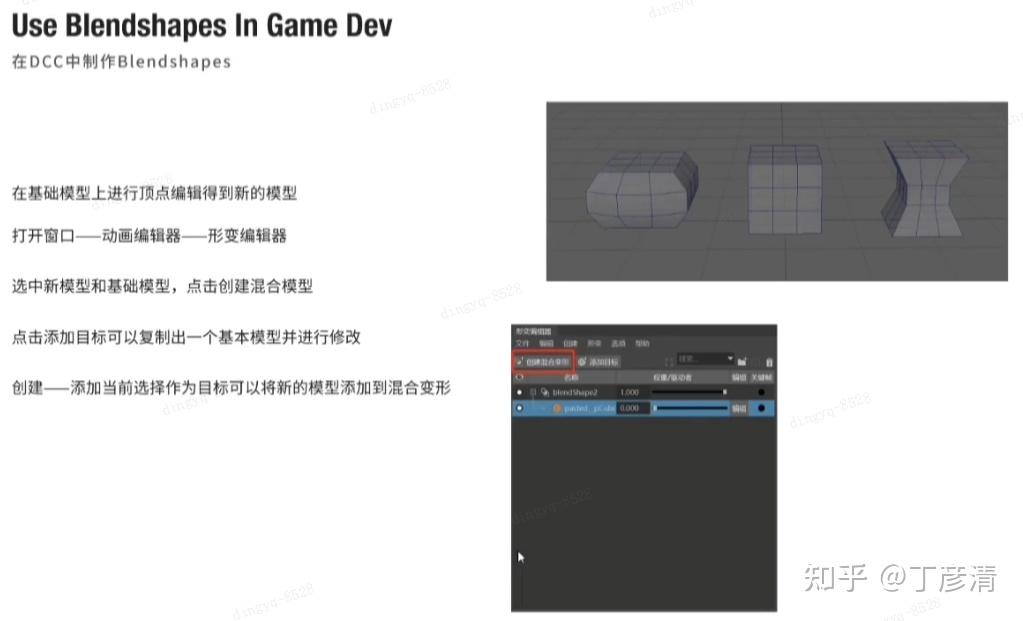 技术美术百人计划-美术 3.5 BlendShape基础 笔记 - 知乎