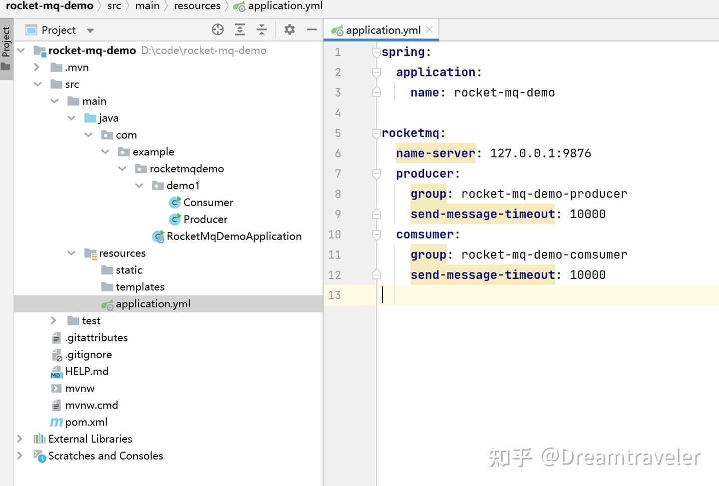 Spring Boot 集成 RocketMQ 全流程指南：从依赖引入到消息收发 - 知乎