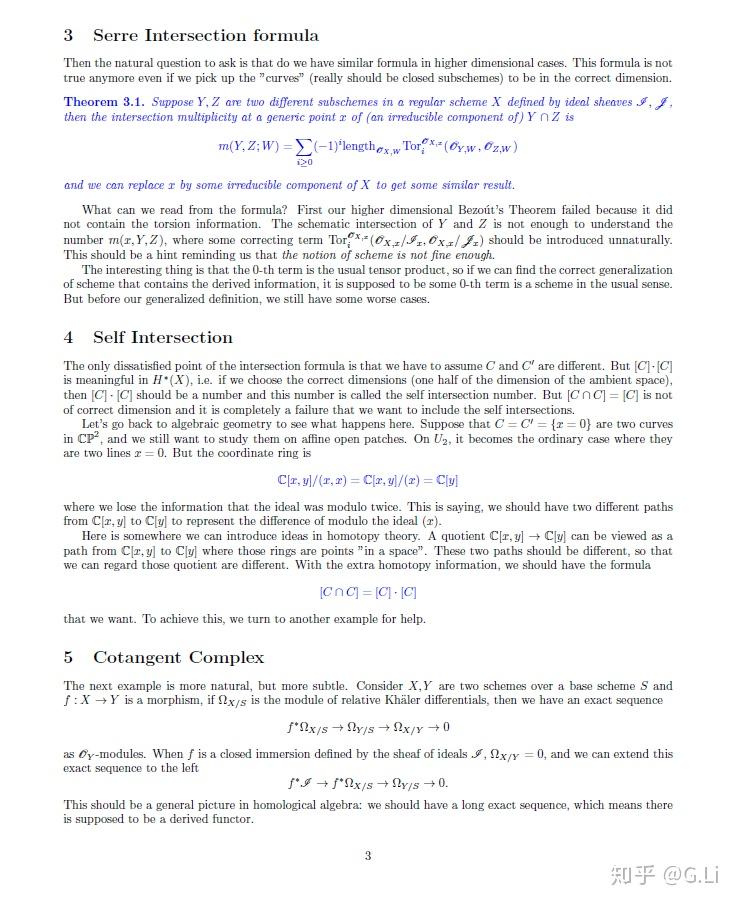 Brief Introduction to Derived Algebraic Geometry. - 知乎