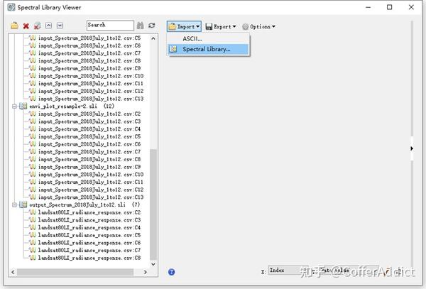 详细教程|如何利用ENVI将实测光谱曲线重采样成目标遥感影像对应的波段值？ - 知乎