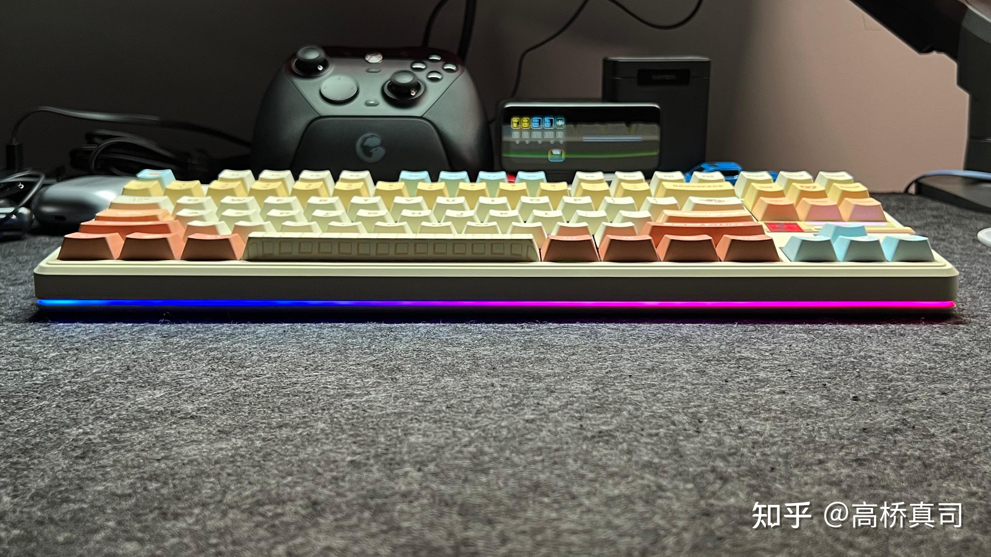 【全面测评】360°环绕RGB＋点阵屏，可玩性超丰富：狼蛛F87PRO V2 - 知乎