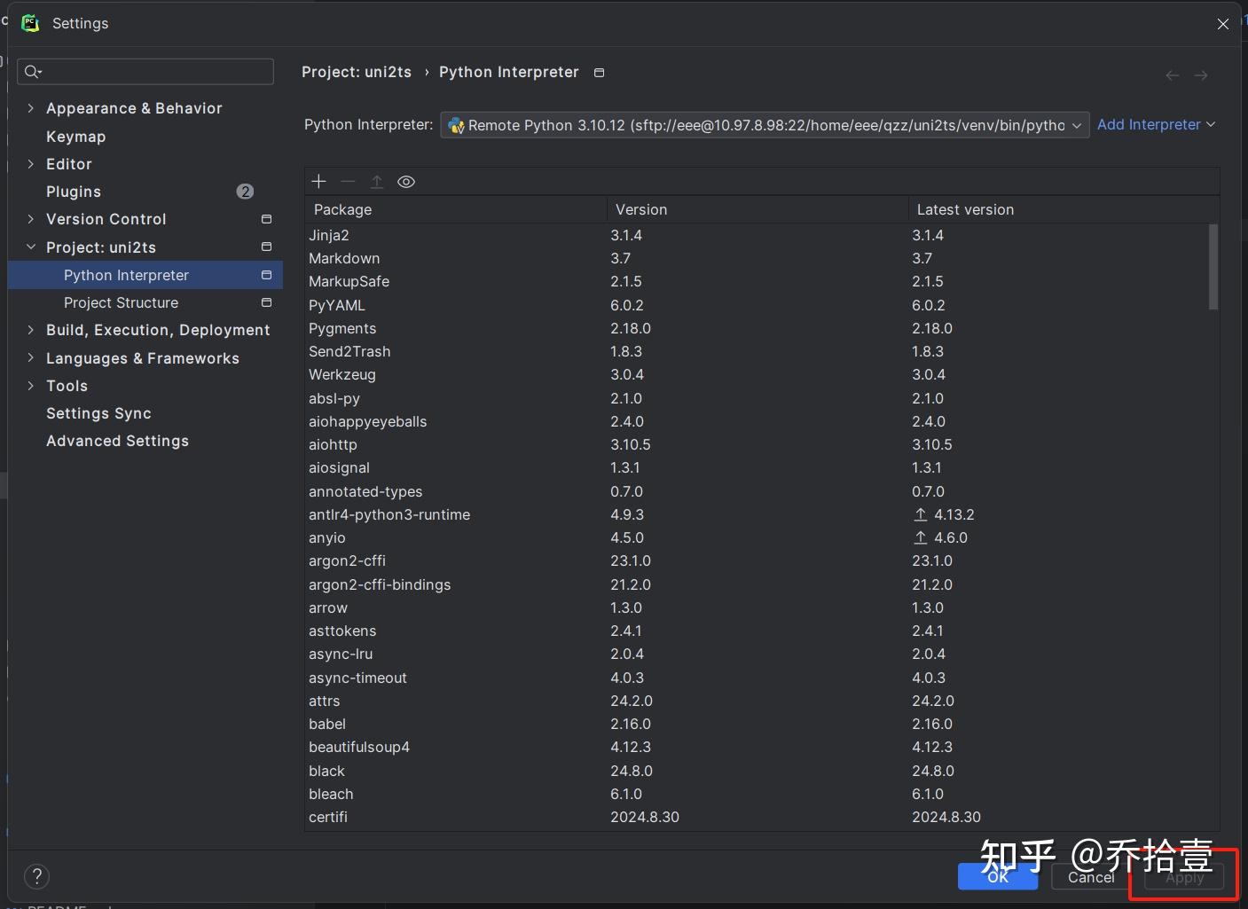 Pycharm: 连接ssh远程Python interpreter - 知乎